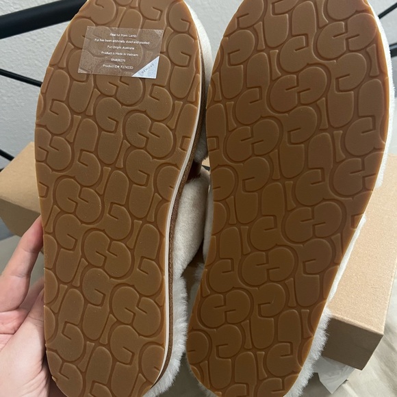 UGG | Shoes | New Ugg Dalla Cream Sheepskin Slippers | Poshmark